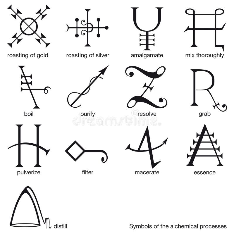 Alchemical Symbols Stock Images - Image: 19731154