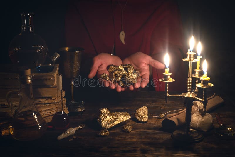Alchemist. stock image. Image of mystic, alchemistry - 139257937