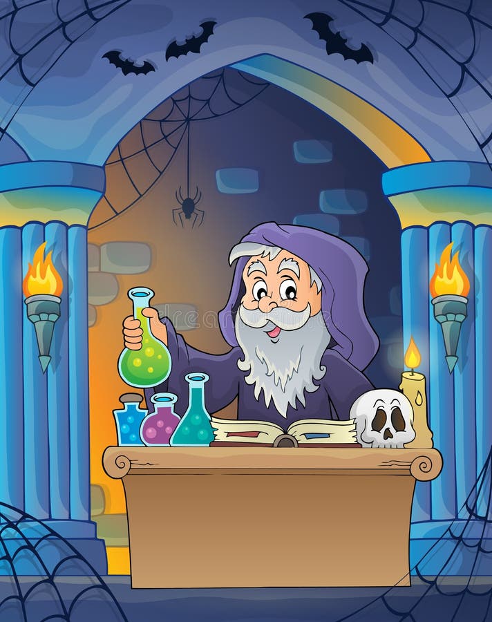 Alchemist theme image 2 stock vector. Illustration of artwork - 24893160