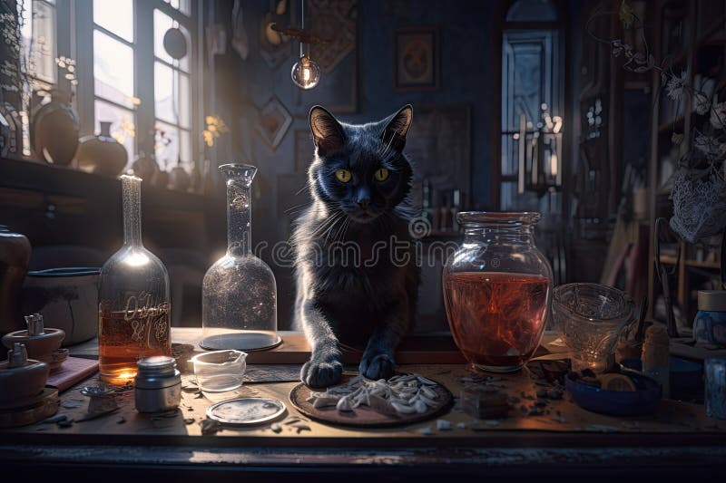 Alchemy Cat Stock Illustrations – 819 Alchemy Cat Stock Illustrations ...
