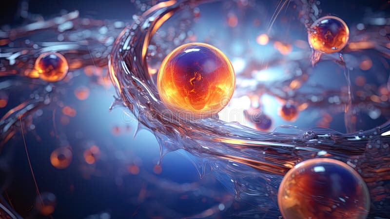 Alchemy of Matter: an Image in Which Material Forms Turn into Abstract ...