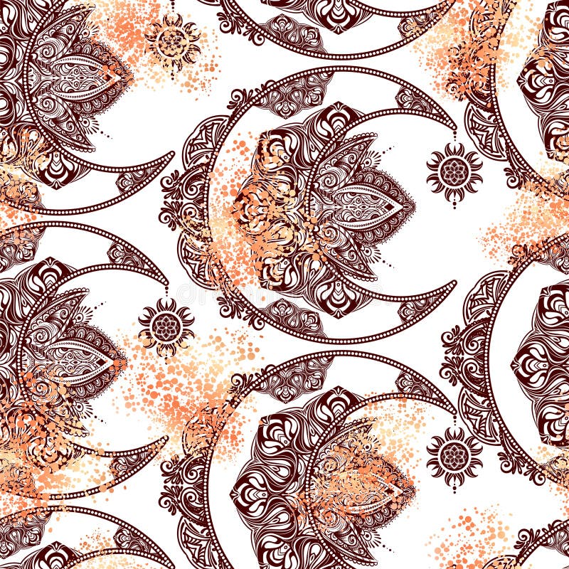 Alchemy moon sun stock vector. Illustration of pagan - 128284903