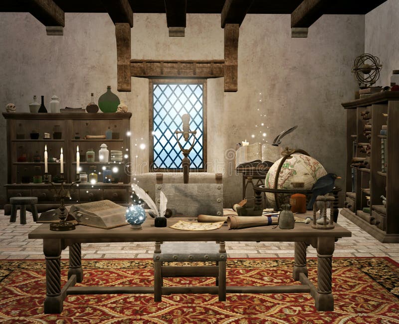 Witch magic house stock illustration. Illustration of illustration ...