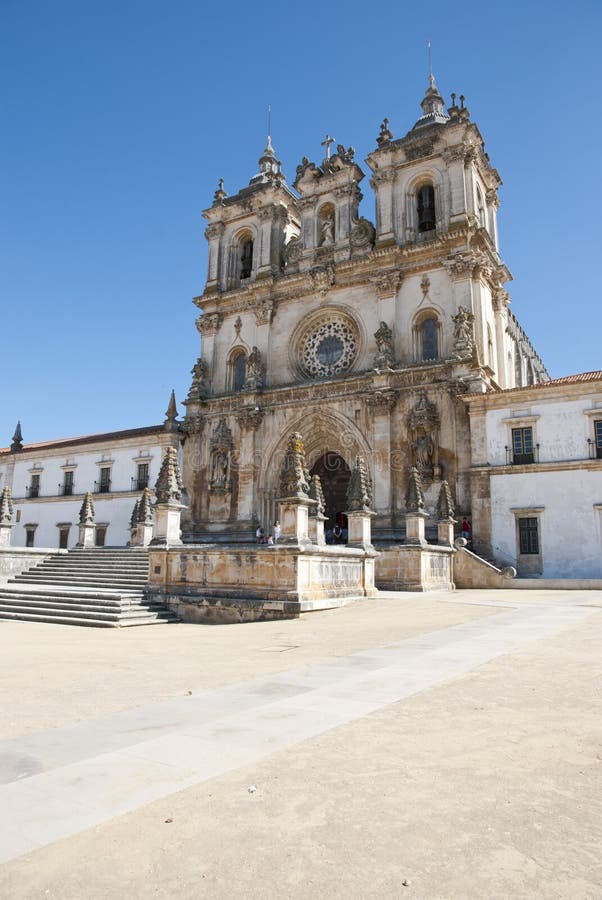 Alcobaca Monastery, Portugal Stock Image - Image of landmark ...