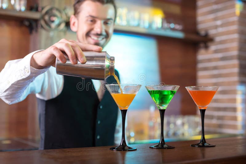 Alcohol stock image. Image of bartenders, making, alcohol - 45579427