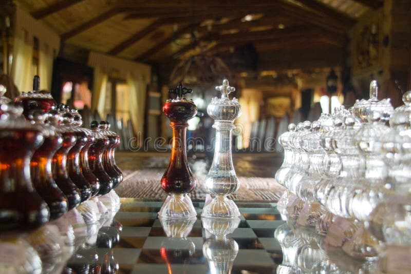 Alcohol Battle. Cognac Vs Vodka Stock Image - Image of challenge, pawn ...