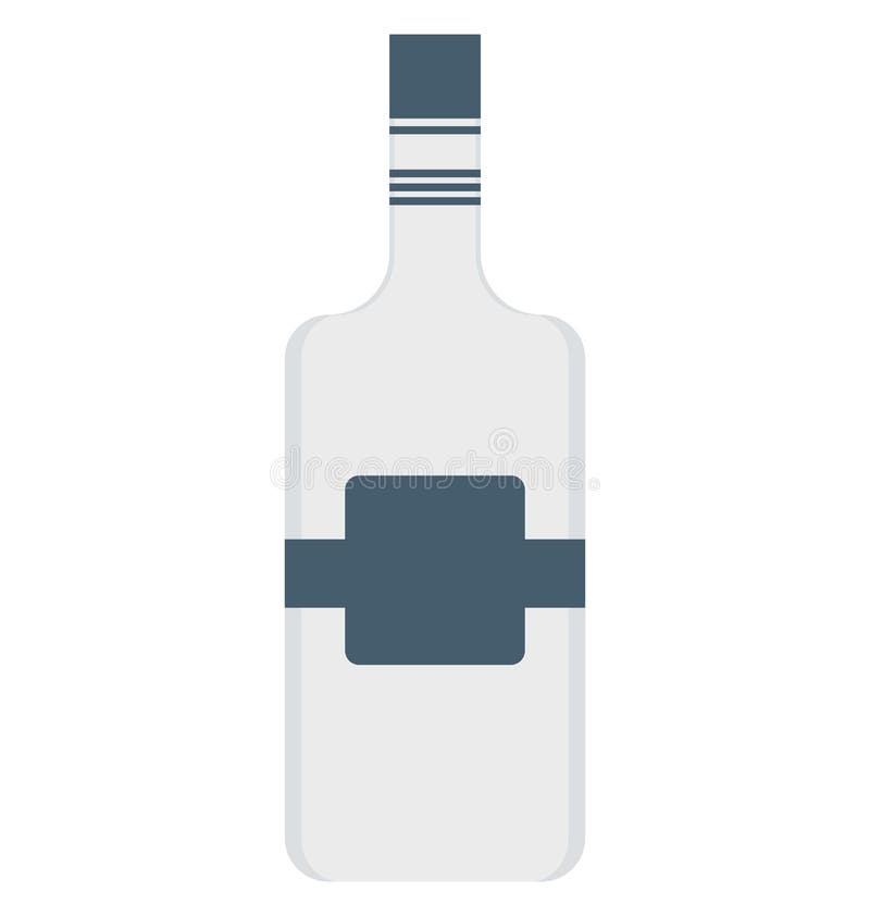 Alcohol, Beverage Vector Icon Editable Stock Vector - Illustration of ...
