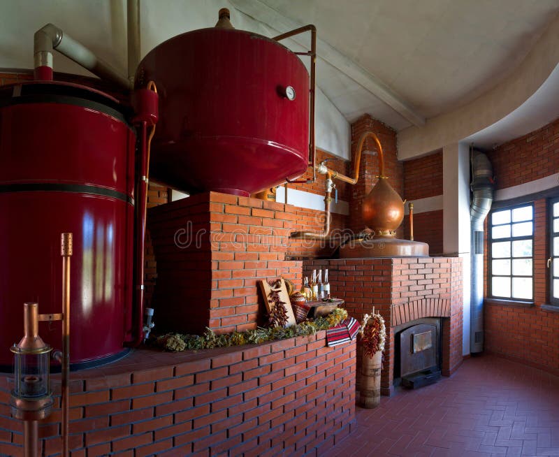 Alcohol boiling stock photo. Image of equipment, industrial - 25691902