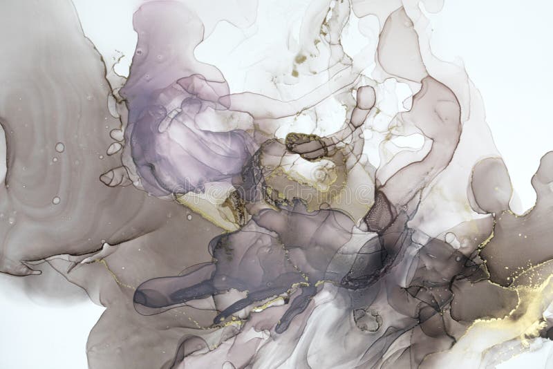 Alcohol brown ink stock photo. Image of colorful, draw - 240798268