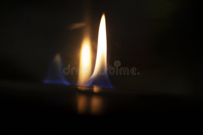 Alcohol Burns on a Stack for Alcoholic Drinks. Stock Photo - Image of ...