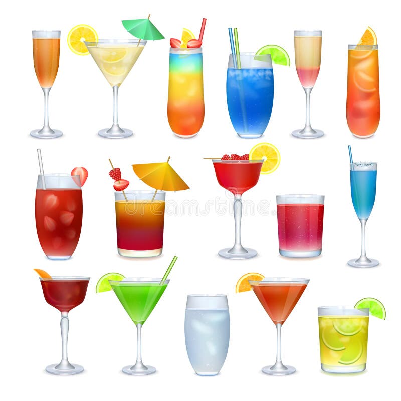 Coctails Icon Set Stock Illustrations – 114 Coctails Icon Set Stock ...
