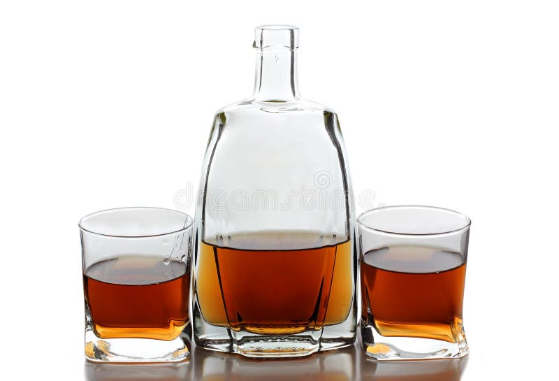 Alcohol cup and bottle stock photo. Image of cold, objects - 28956880