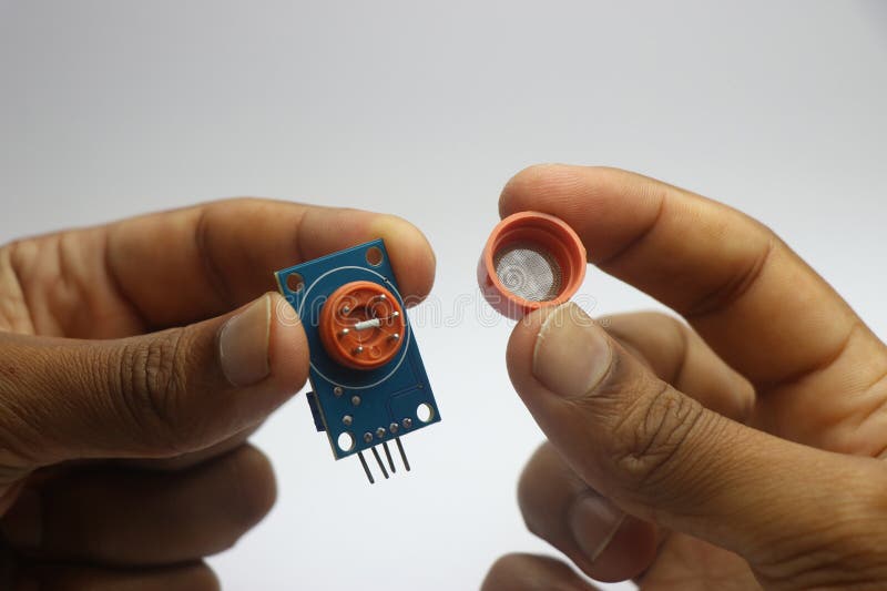 Alcohol Detection Sensor Module with a View of Its Inside Components ...