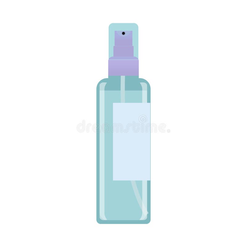 Alcohol Disinfectant Spray Composition Stock Vector - Illustration of ...