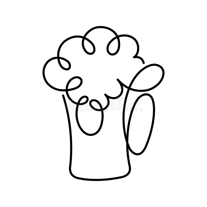 Beer One Line Draw Stock Illustrations – 38 Beer One Line Draw Stock ...