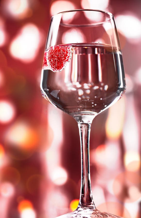 Alcohol Drink with Raspberry Stock Photo - Image of raspberry, cocktail ...