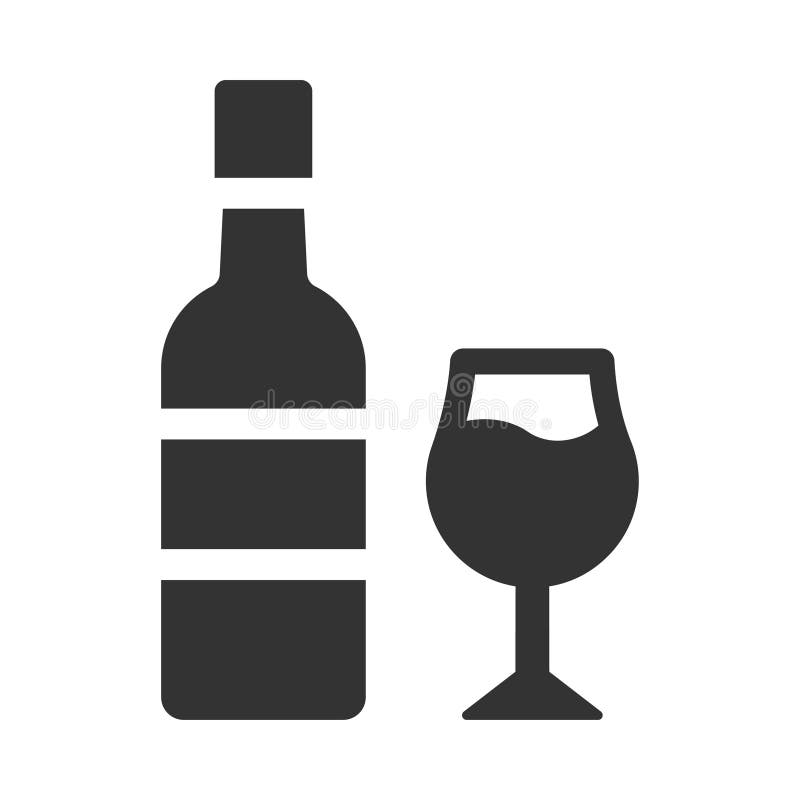 Alcohol drinks icon stock vector. Illustration of beverage - 273799919
