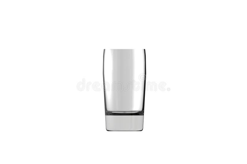 3D Illustration of Alcohol Free Drinks Ordinary Glass Isolated on White ...