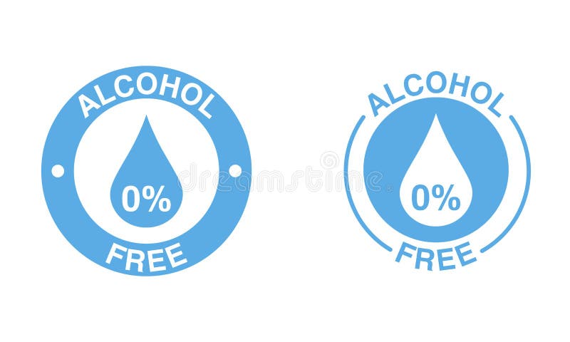 Alcohol Free Logo Stock Illustrations – 738 Alcohol Free Logo Stock ...