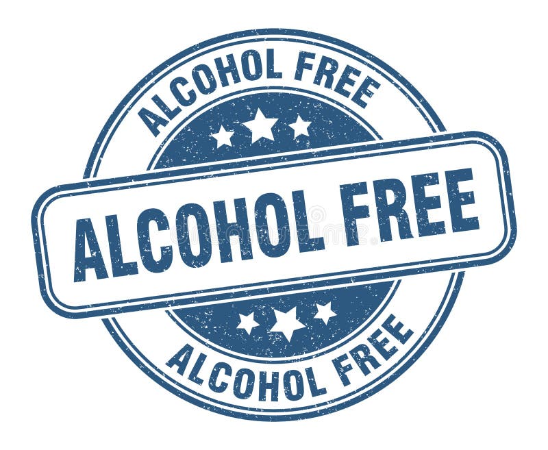 Alcohol Free Stamp. Alcohol Free Label. Round Grunge Sign Stock Vector ...
