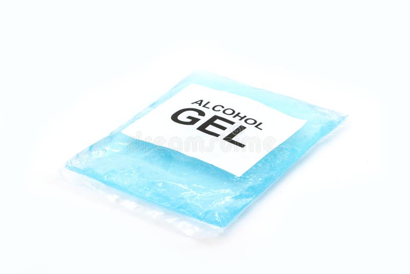 Alcohol Gel Bag stock photo. Image of health, alcohol - 185135320