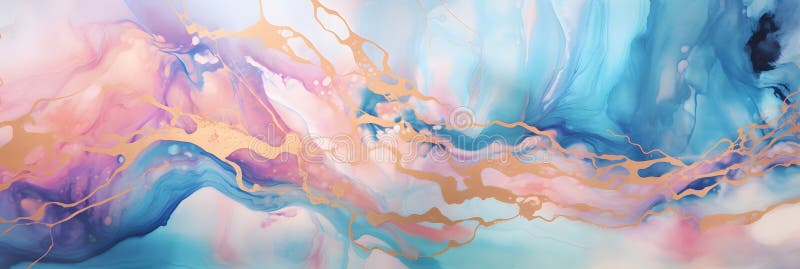 Alcohol Ink Color. Painting Texture. Old Ink in Water Stock ...