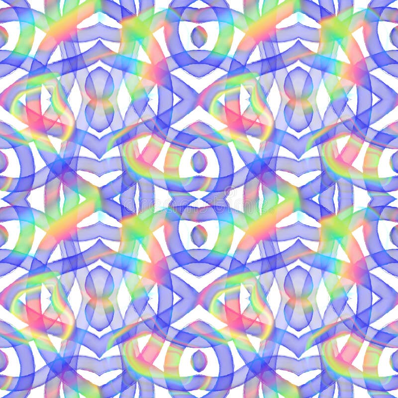 Alcohol Ink and Marbling Effect Seamless Pattern Stock Illustration ...