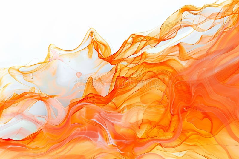 Alcohol Ink Orange Texture Fluid Ink Abstract Background Orange ...