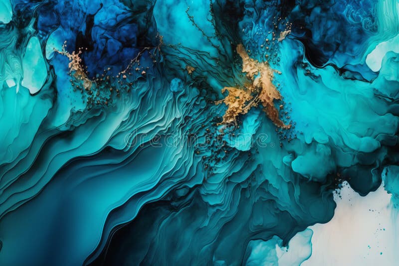 Alcohol Ink Pattern Translucent Background, Abstract Multicolored ...