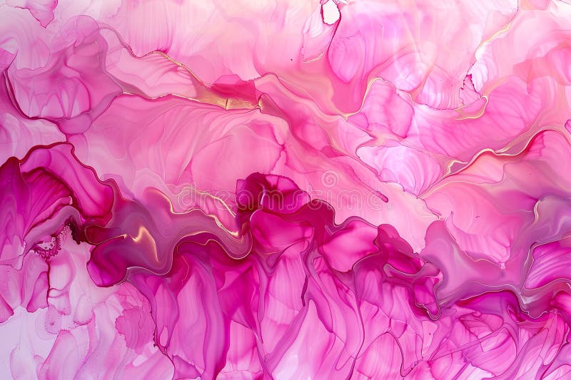 Alcohol Ink Pink Texture Fluid Ink Abstract Background Pink Abstract ...