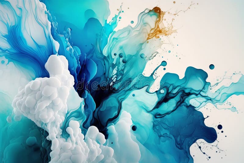 Alcohol Ink Pattern, Translucent Background, Fluid Art Stock ...