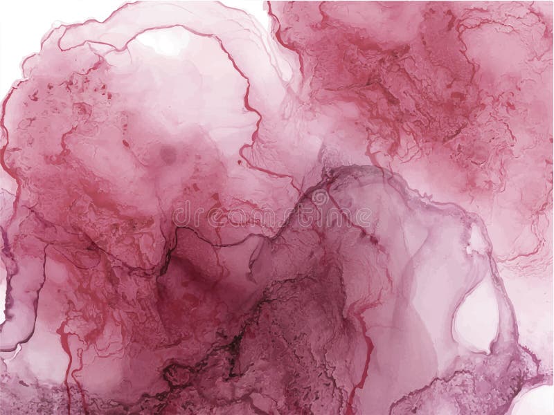Alcohol Ink Texture. Abstract Hand Painted Pink Background. Stock Photo ...