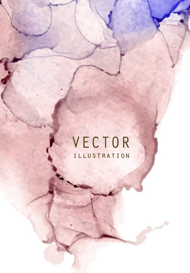 Alcohol Ink Vector Texture. Fluid Ink Abstract Background Stock Vector ...