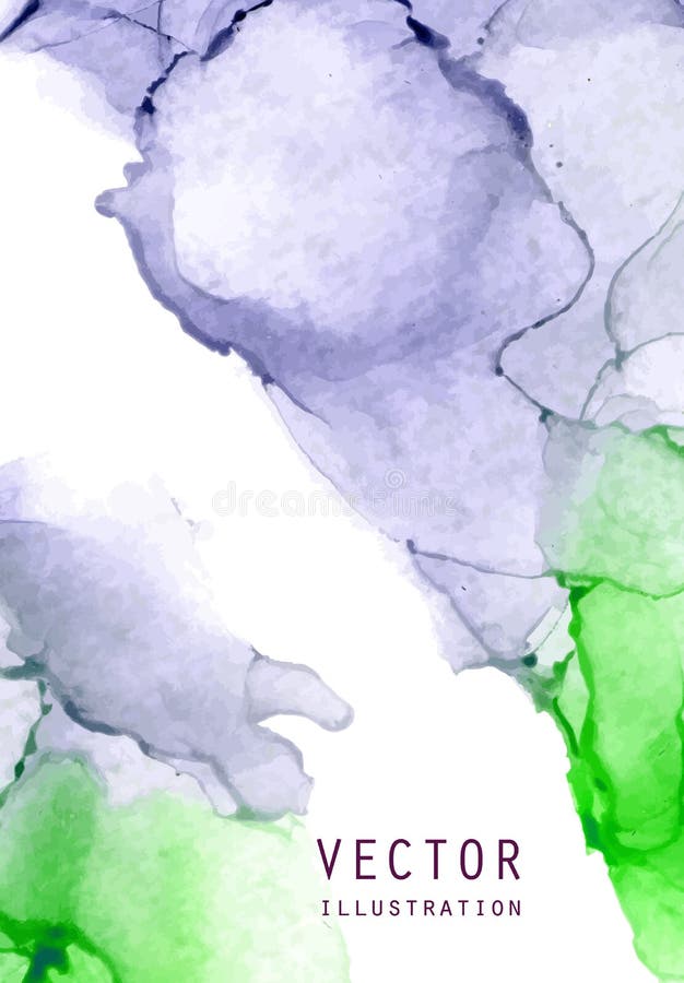 Alcohol Ink Vector Texture. Fluid Ink Abstract Background Stock Vector ...