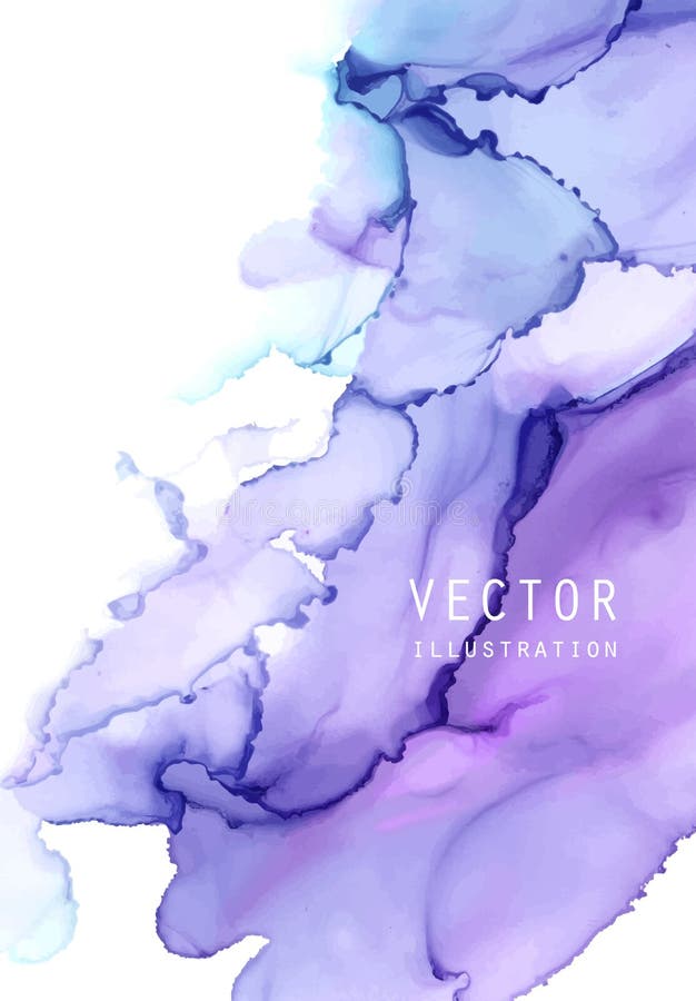 Alcohol Ink Vector Texture. Fluid Ink Abstract Background Stock Vector ...