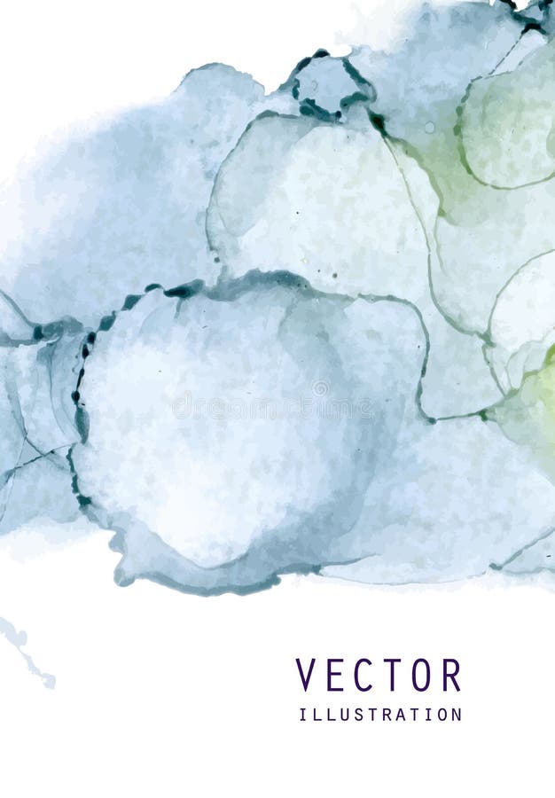 Alcohol Ink Vector Texture. Fluid Ink Abstract Background Stock Vector ...