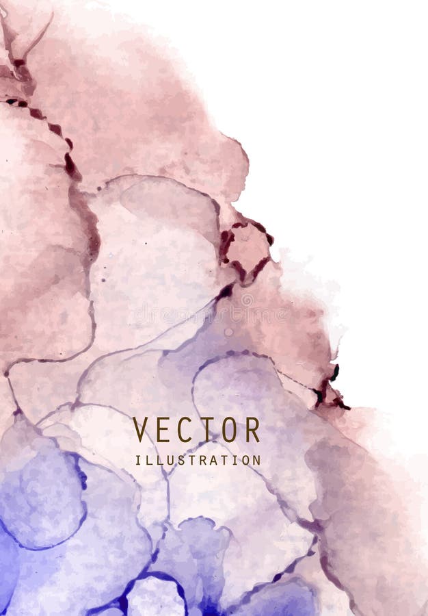Alcohol Ink Vector Texture. Fluid Ink Abstract Background Stock Vector ...