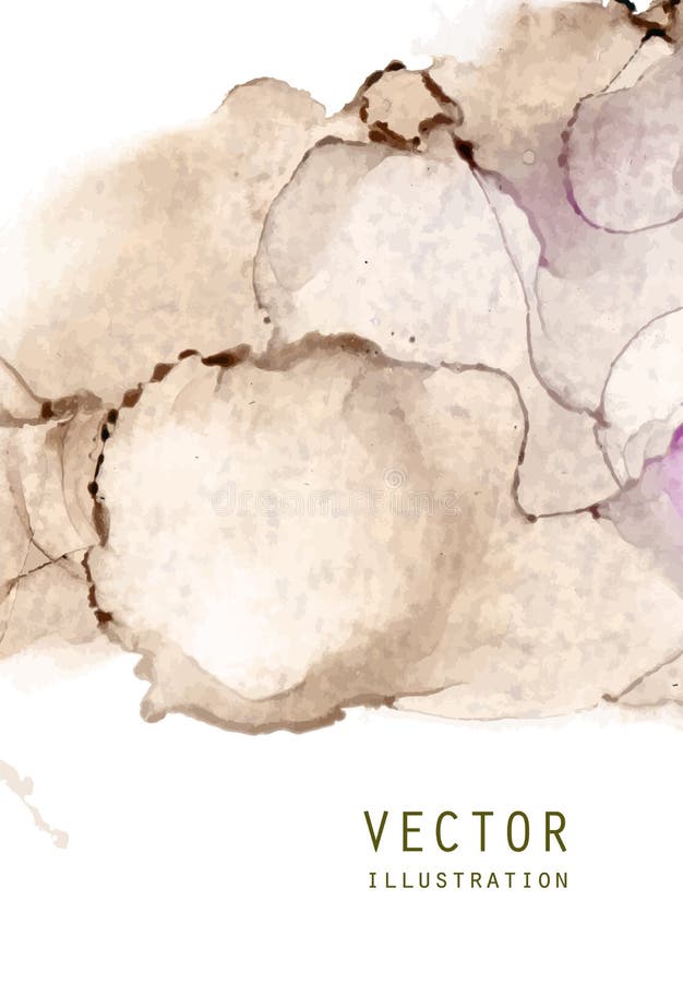 Alcohol Ink Vector Texture. Fluid Ink Abstract Background Stock Vector ...