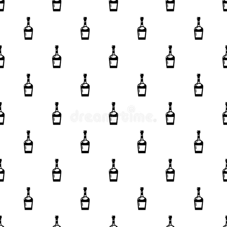 Alcohol Pattern Vector Seamless Stock Vector - Illustration of texture ...