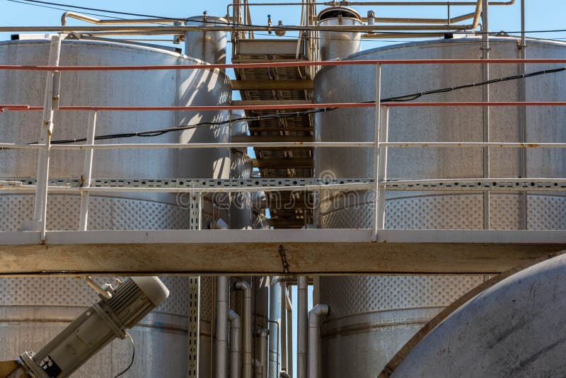 Technology Bottling Plant For Bottles Stock Image - Image of cellar ...