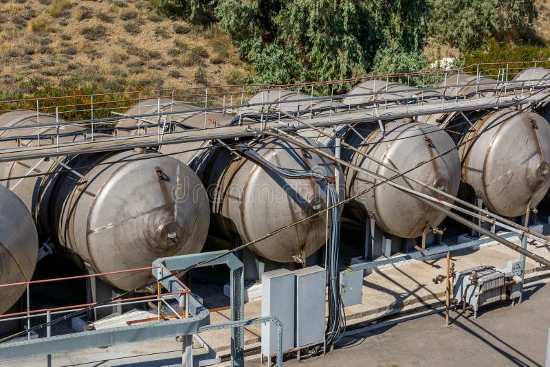 Alcohol factory stock photo. Image of fermentation, bottle - 154348188