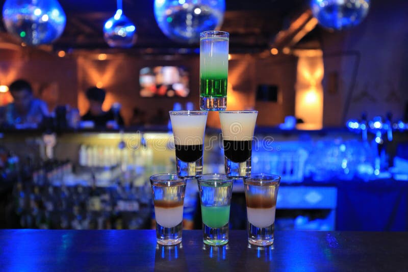 Alcohol Shots on Wooden Tray. Stock Photo - Image of agave, beverage ...