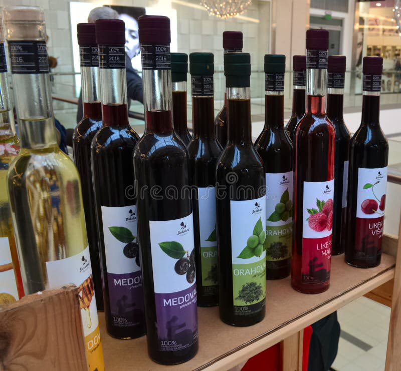 Alcoholic Beverage in a Row Editorial Stock Photo - Image of table ...