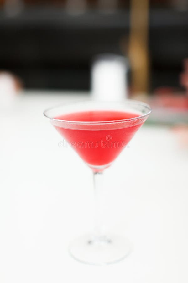 Alcoholic Cocktail Red Drink Party Stock Image - Image of boose, glass ...