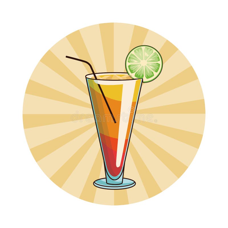 Alcoholic Drink Beverage Cartoon Stock Vector - Illustration of blended ...