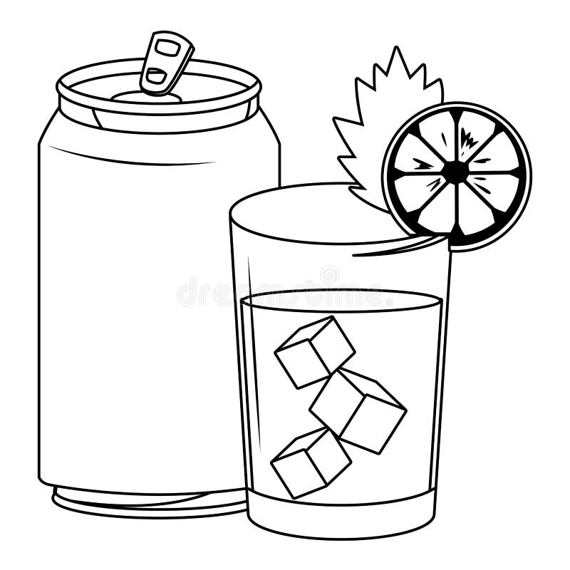 Alcoholic Drinks Beverage Cartoon Stock Vector - Illustration of ...