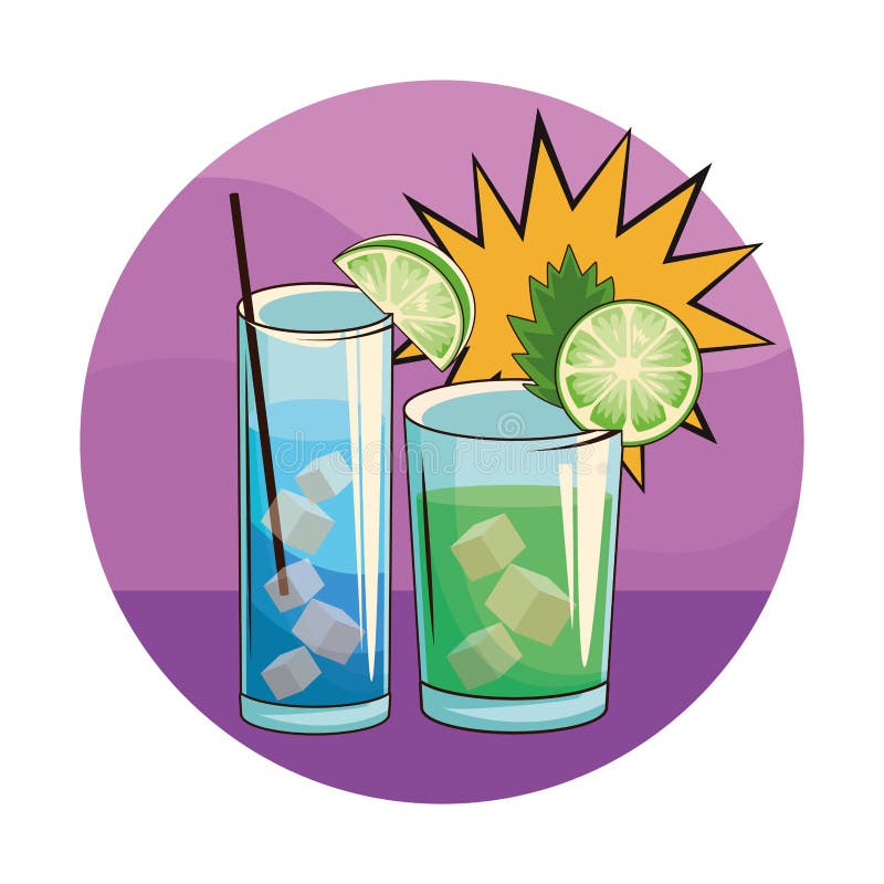 Alcoholic Drinks Beverages Cartoon Stock Vector - Illustration of ...