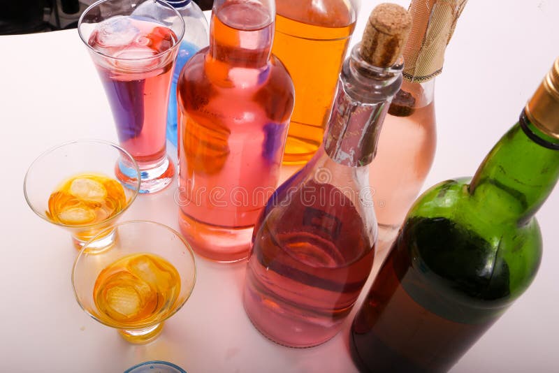 Alcoholic Drinks stock image. Image of assorted, beverages - 117915337
