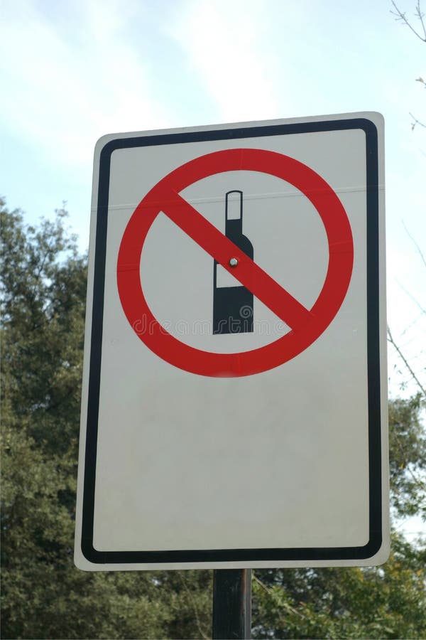 On interdit l'alcool image stock. Image du dessin, sens - 49341679