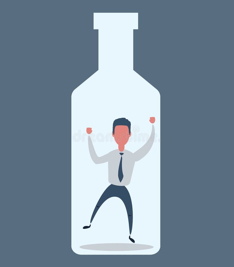 Alcoolisme. Illustration Conceptuelle Pour L'alcoolisme. Illustration ...